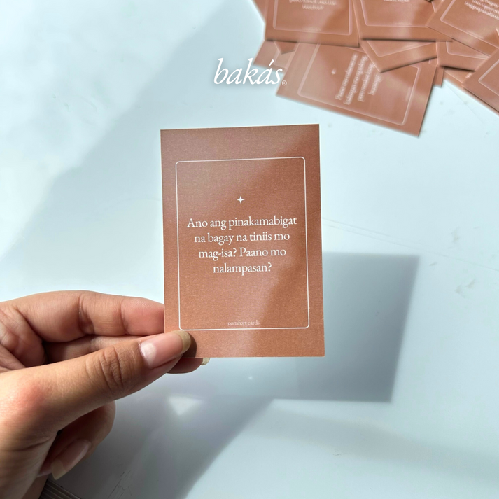 Comfort Cards (Version 1) – bakás